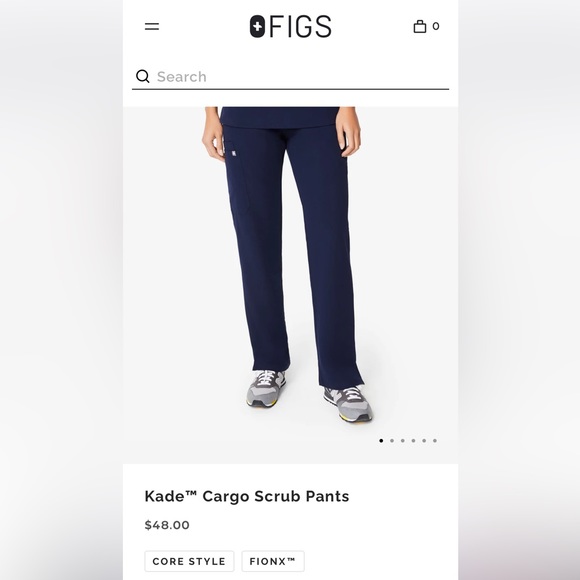 Figs | Pants & Jumpsuits | Figs Kade Cargo Scrub Pants In Navy Size ...